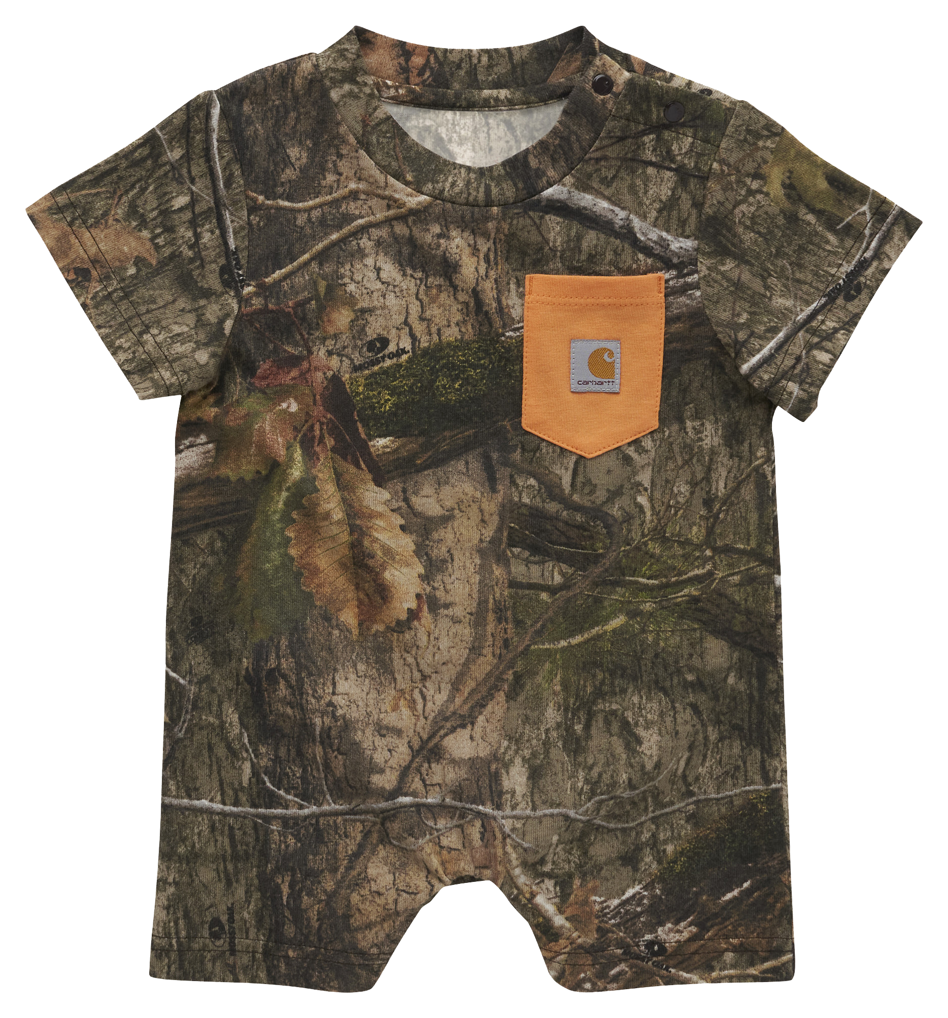 Carhartt Camo Print Short-Sleeve Pocket Romper for Baby Boys | Cabela's